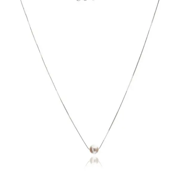 PEARLS OF THE ORIENT ONLINE Gratia Chain Necklace With Freshwater Pearl - Pink/silver