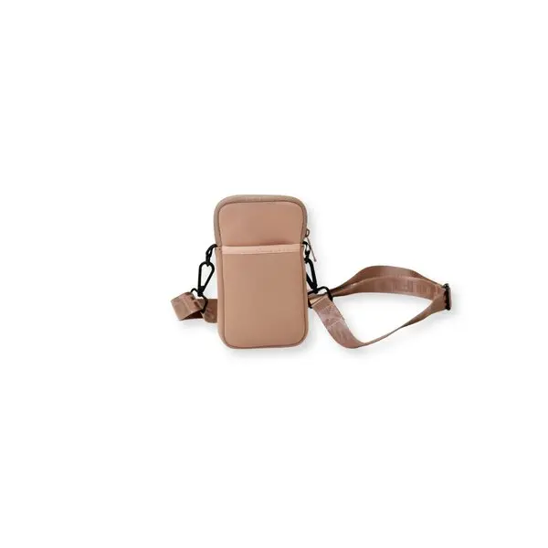 POP UPS BRAND Neoprene Crossbody Phone Bag - Brown