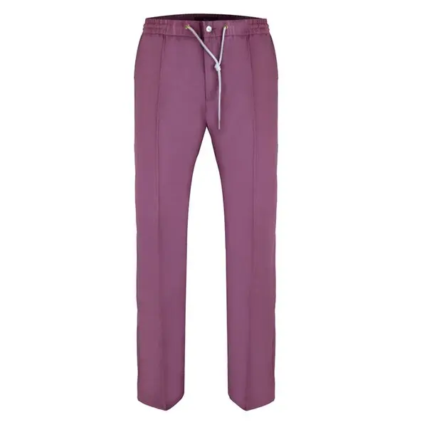 DAVID WEJ Kingston Linen Blend Trousers