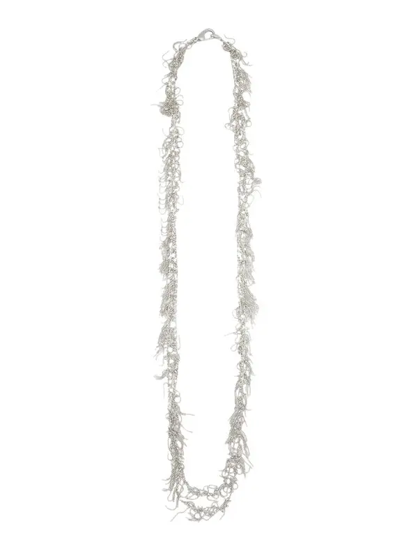 SITA NEVADO Long Waterfall Necklace - Silver