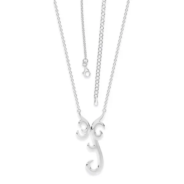 LUCY QUARTERMAINE Elements Air Pendant - Silver