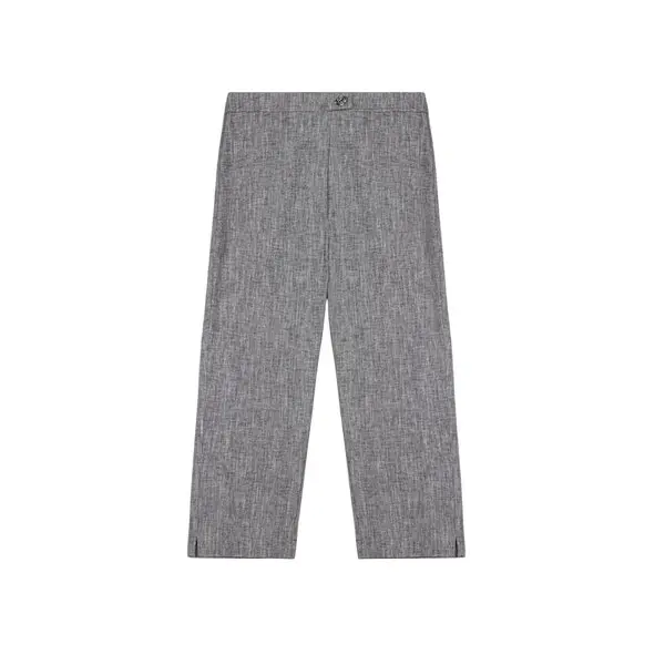 NOCTURNE Linen Blend Capri Pants