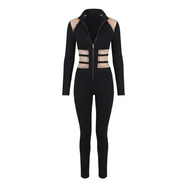 ROOM 24 Anna Catsuit - Black