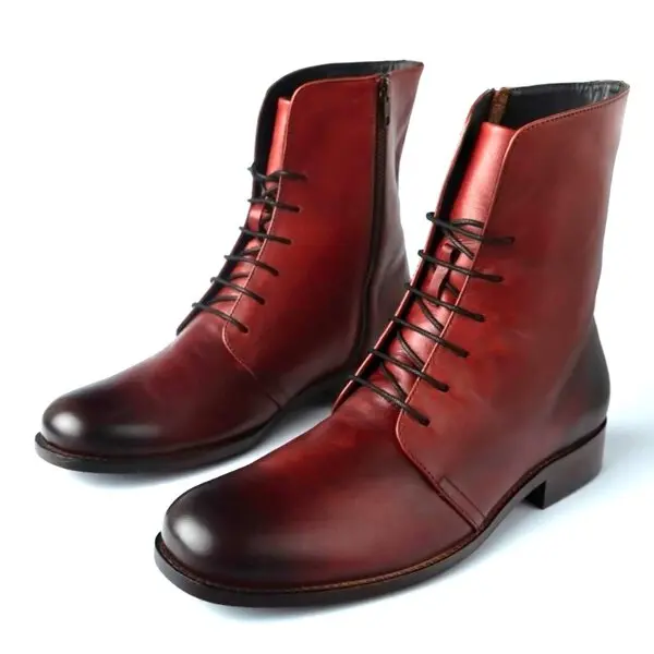 ZASTASTUDIO Ankle Boots With Lace-up Detail