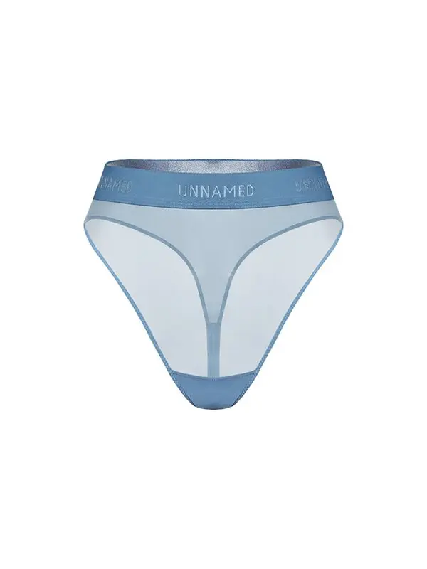 ZHILYOVA Hanna Ash High-waisted Thong - Blue
