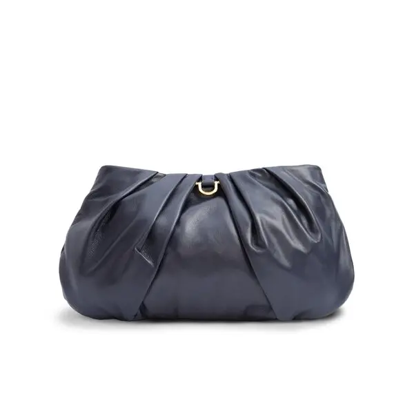 Lovard Large Leather Croissant - Blue