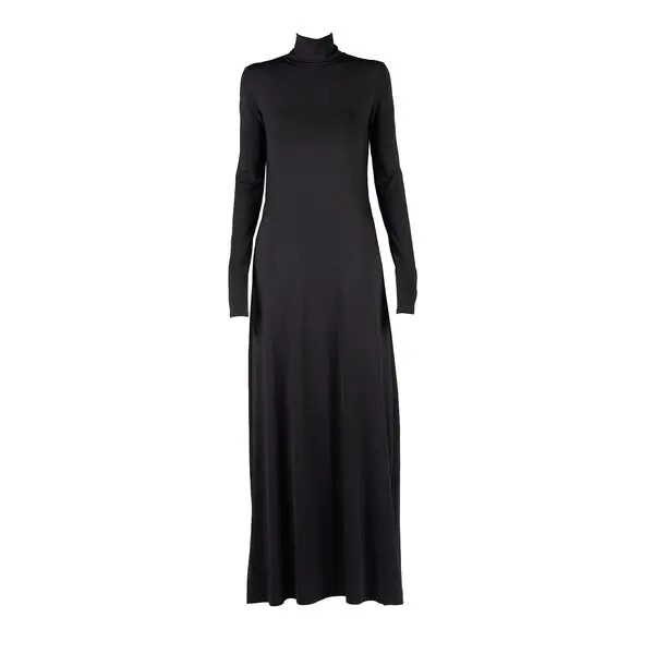UNA BERZINA Turtleneck Long Sleeve Dress