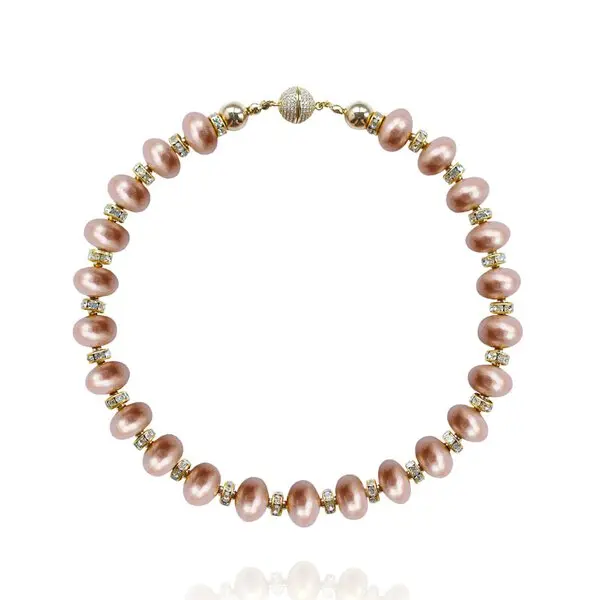 SAULE LABEL Mika Necklace - Gold/rose Gold