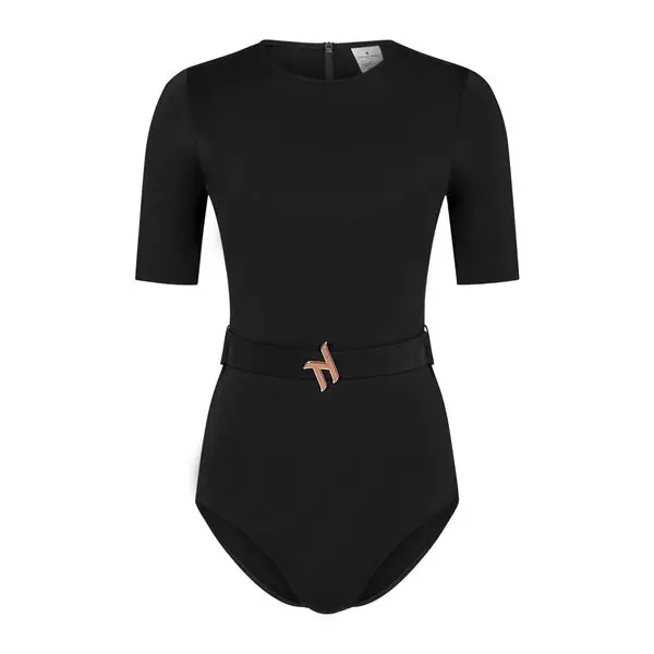 TURANA ATASH LONDON Belted One Piece - Black