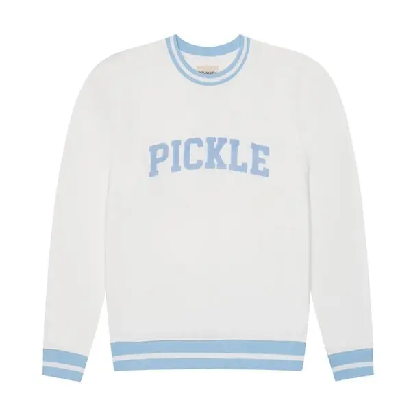 ELLSWORTH + IVEY Elle Collegiate Pickle Sweatshirt