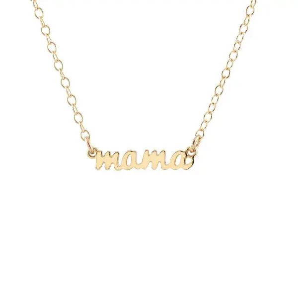 Kris Nations Mama Charm Necklace - Gold