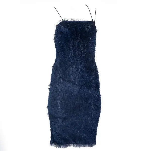 VIVIENNE PASH Fringe Slip Dress