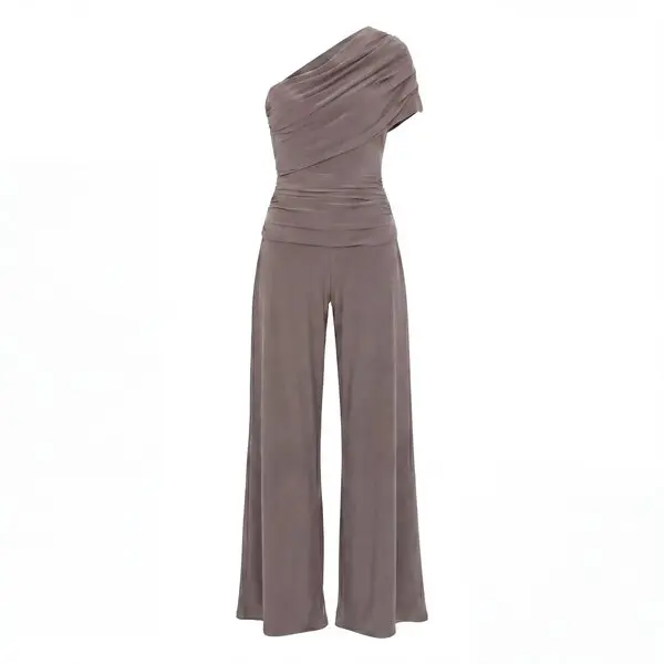 ATOM LABEL Rhodium Jumpsuit - Grey