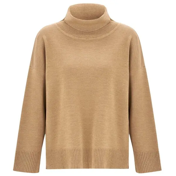 PERALUNA Wide Roll Neck Knitwear Pullover