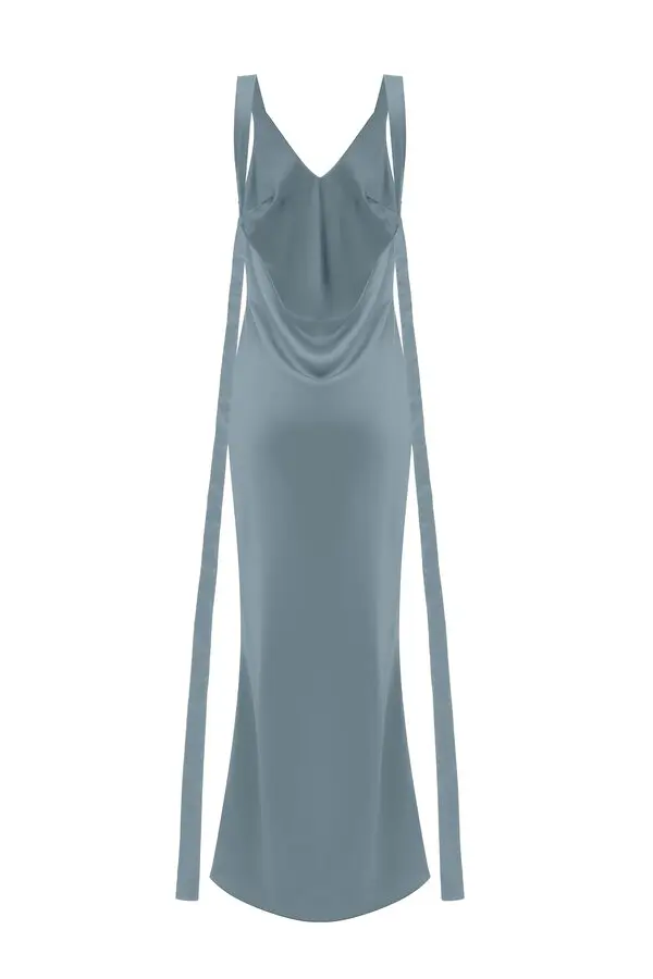 HER CIPHER Gaia Silk Gown Maxi