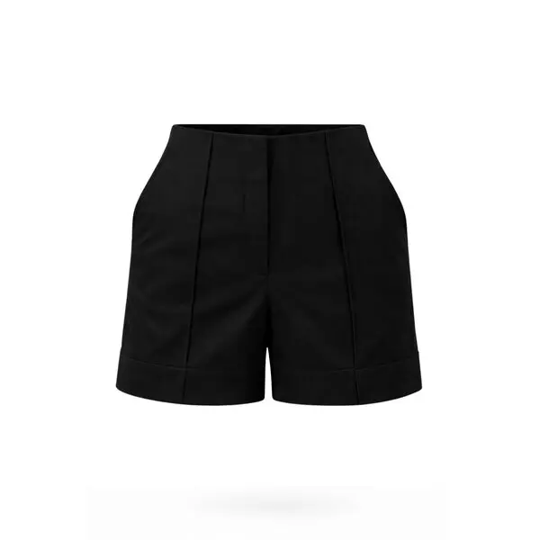 LUMINA ELIGMA High-waisted Clean Cut Shorts - Black