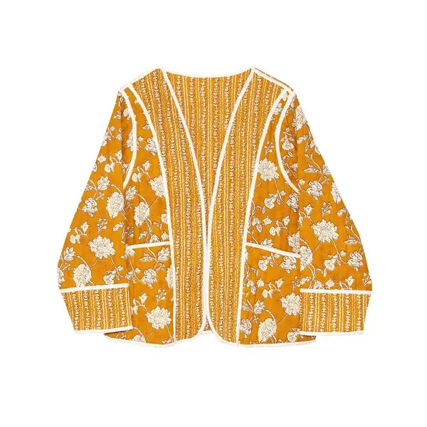 INARA En Tulip Reversible Quilted Cotton Jacket