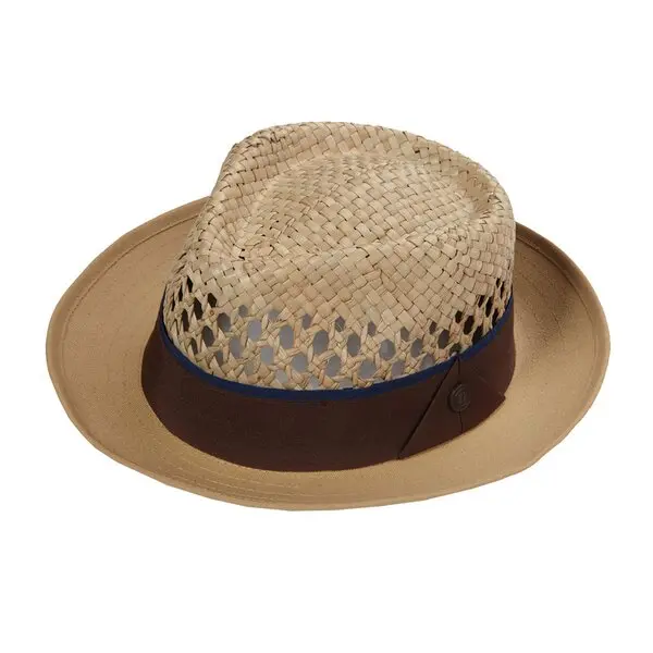 DASMARCA HATS Ronan Straw Fedora - Green