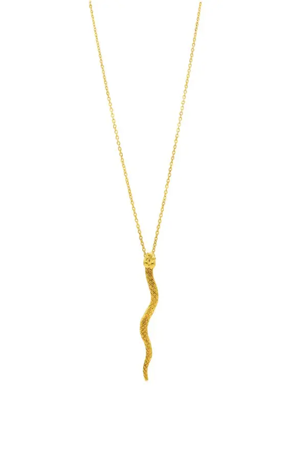 SOPHIE SIMONE DESIGNS Small Serpentine Necklace - Gold