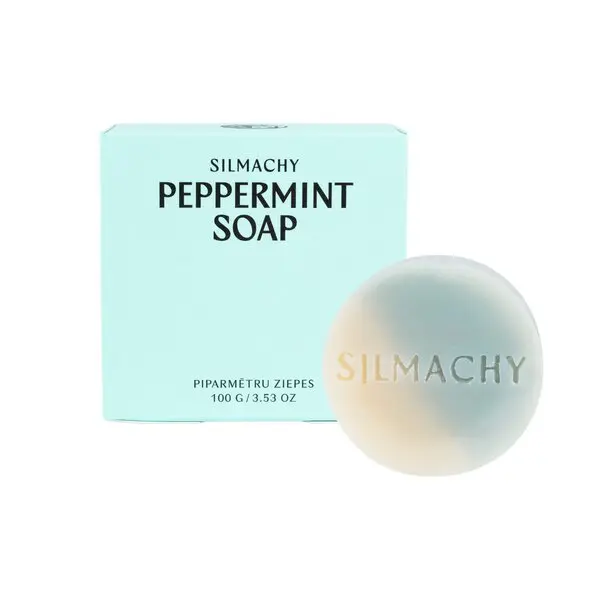 SILMACHY COSMETICS Peppermint Soap Bar For Hands And Body Bundle - Blue