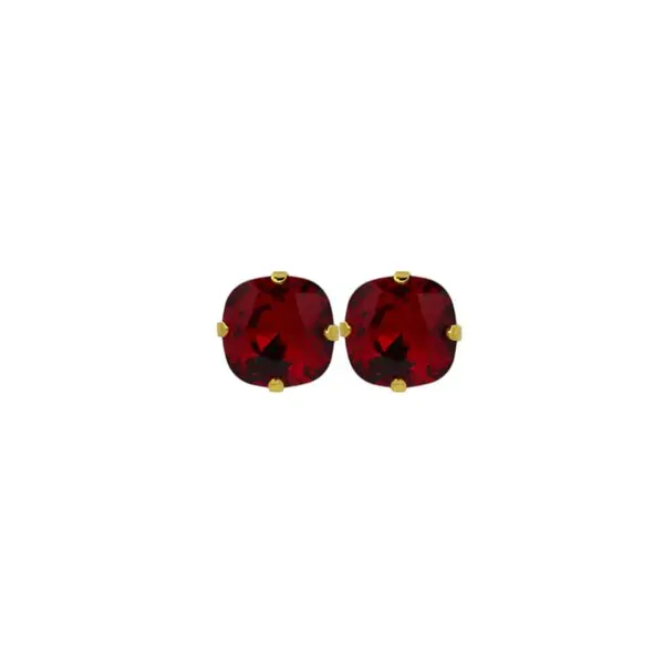 VICKISARGE Large Stud Earrings - Red