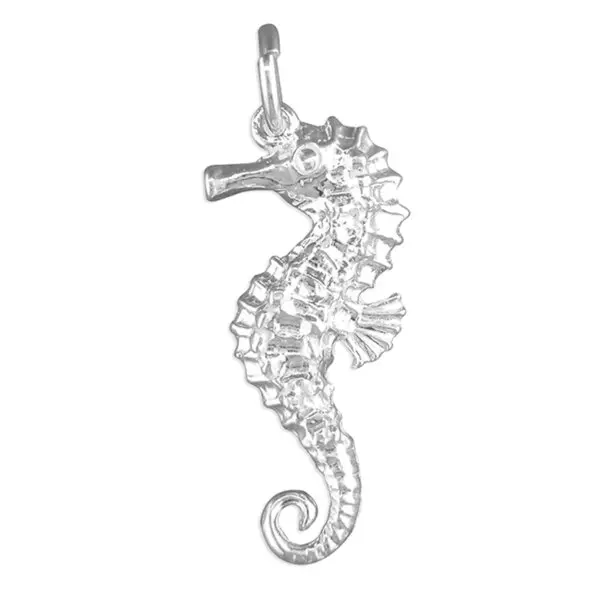 KAIZARIN Sea Horse Charm Sterling Necklace - Silver
