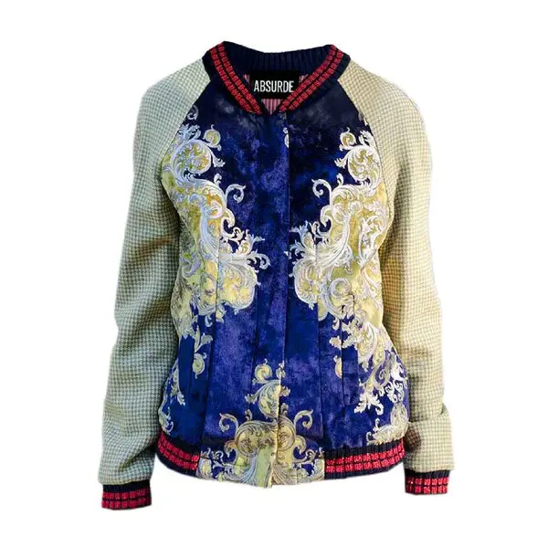 ABSURDE Clarisa Navy Bomber Jacket