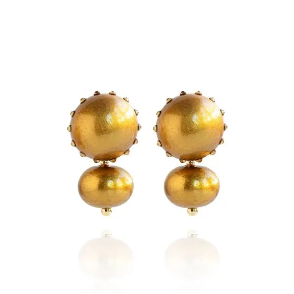 SAULE LABEL Livia Dangle Earrings - Gold