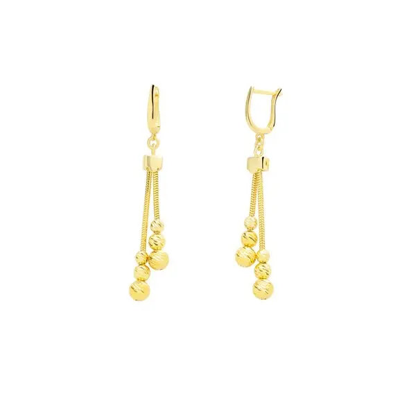 SPERO LONDON Dorissa Sterling Silver Drop Earrings - Gold