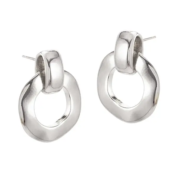 BIKO Aya Stud Earrings - Silver