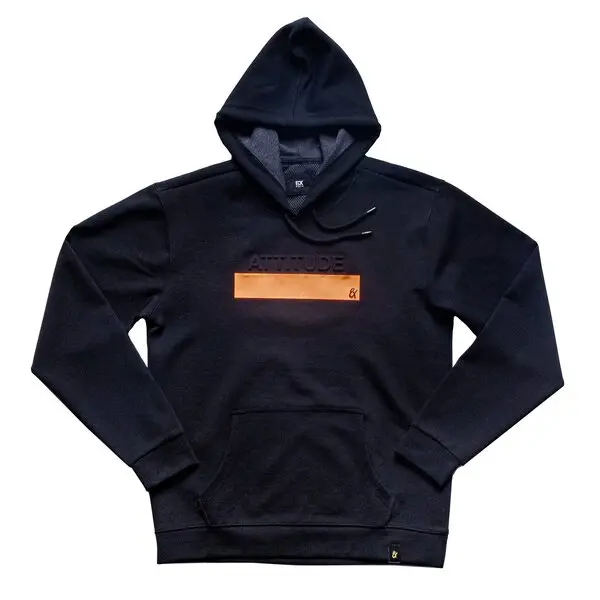 EIGHT X Attitude Hoodie - Black