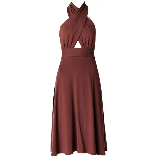 ITALIA A COLLECTION Mocha Midi Dress