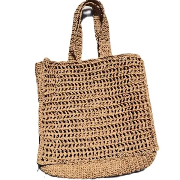 SPRINGMOONATELIER Handmade Crochet Tote Bag
