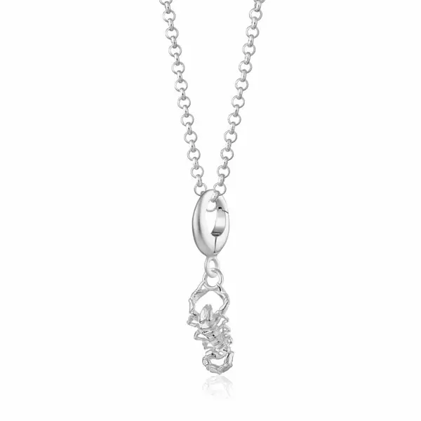 LILY CHARMED Sterling Scorpion Charm Necklace - Silver