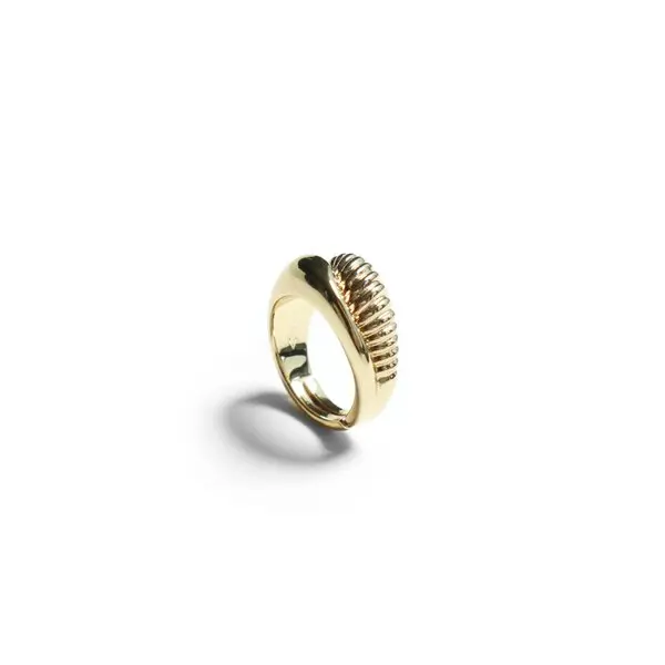 RETRO CHIC Drop Ring Plated - Gold