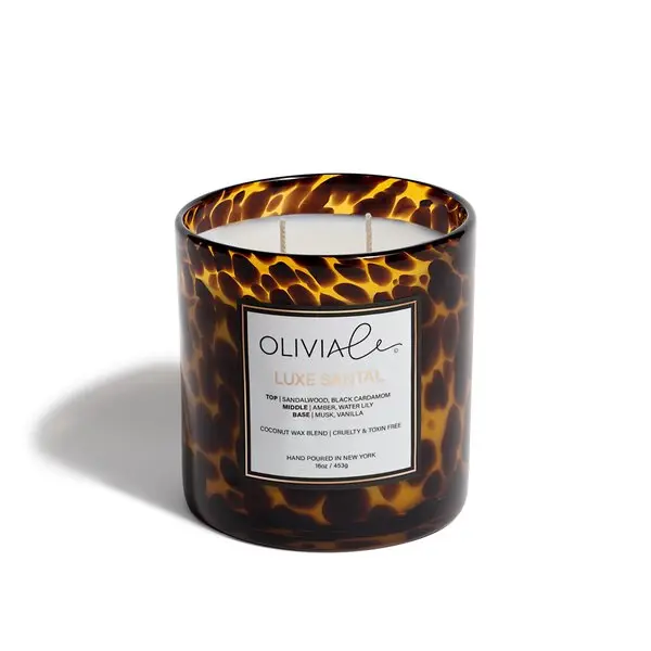 OLIVIA LE Luxe Santal Tortoise Candle - Brown
