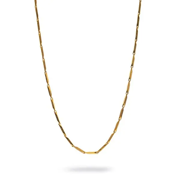 EBRU JEWELRY Golden Strength Chain Necklace - Gold/silver