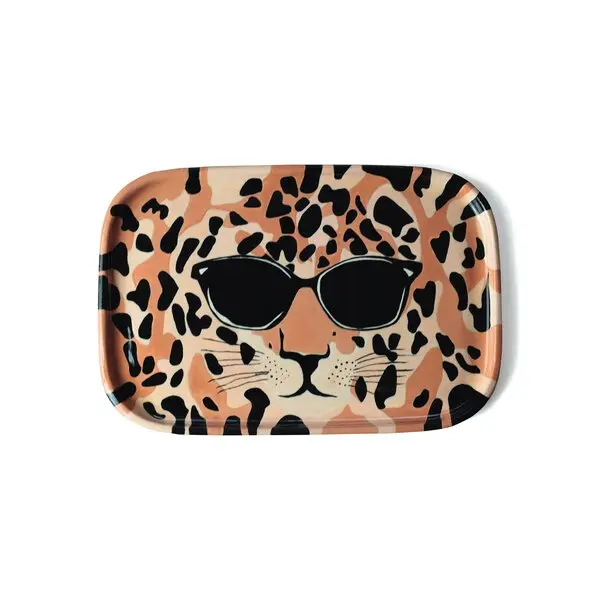 2KSTYLE Animal Modelling Clay Jewelry And Sunglasses Tray Mocha Mousse - Brown