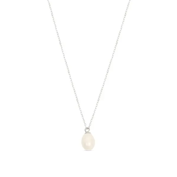 ESTERAH Freshwater Pearl Pendant Necklace - Silver