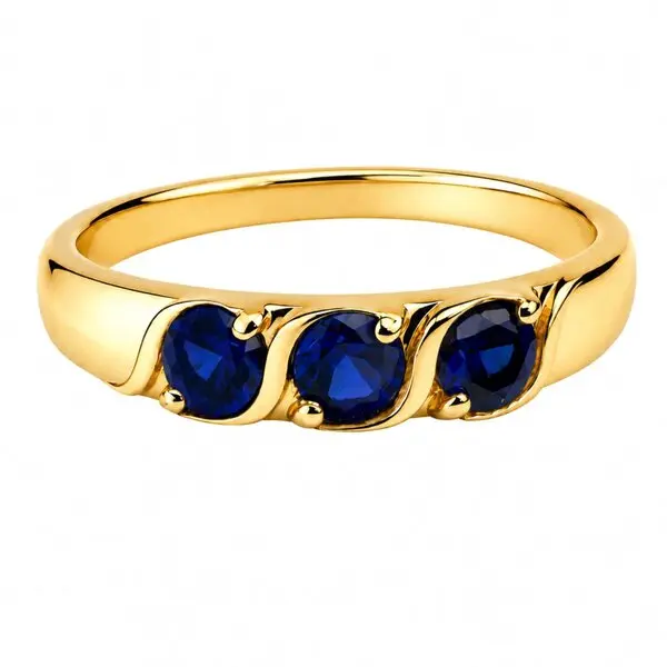 BELINDA JEWELZ Sapphire Vintage Birthstone Ring - Blue