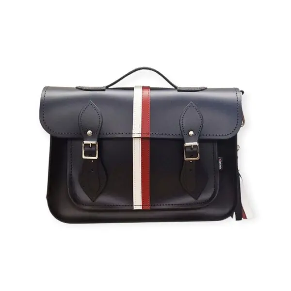 ZATCHELS 13 Handmade Leather Satchel - Blue