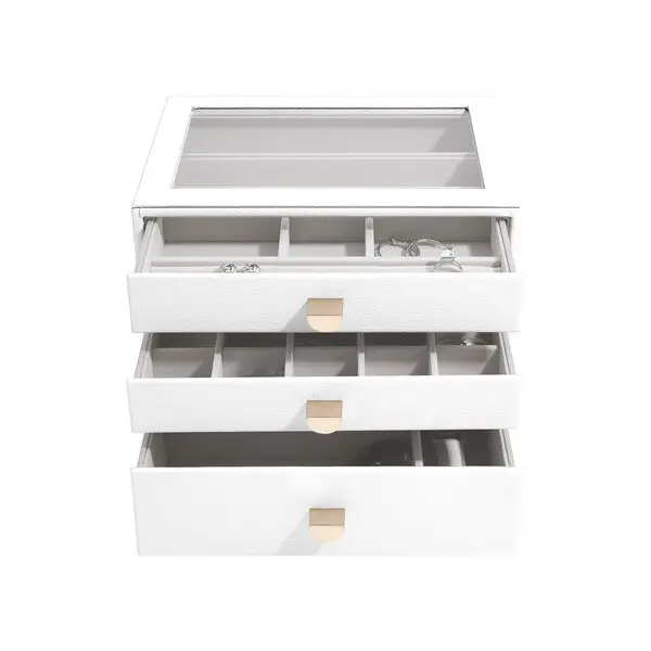 STACKERS Classic Pebble Set Of Three Drawers - White