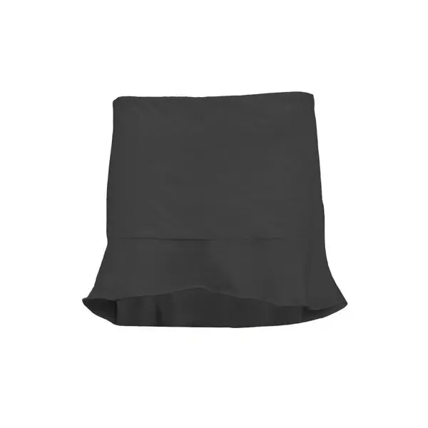 LOVE AND NOSTALGIA Flip Hem Mini Skirt - Black