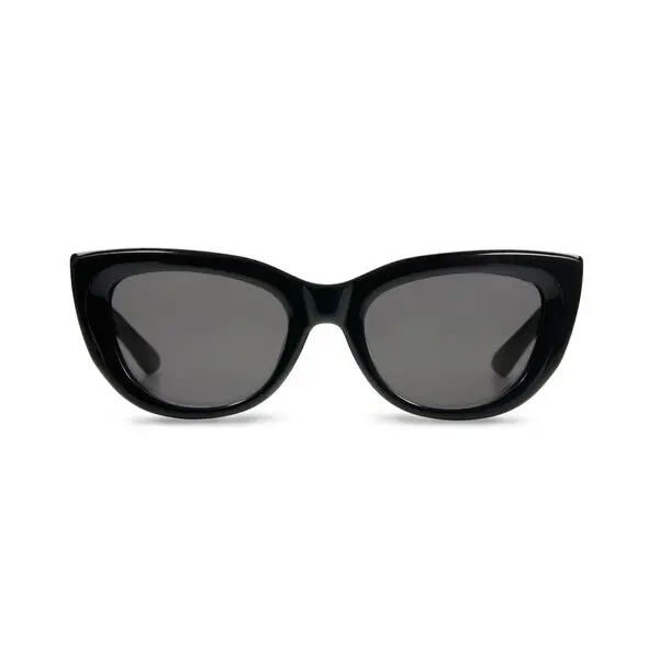 THE AVANTGUARD Lotus Cat Eye Sunglasses - Black