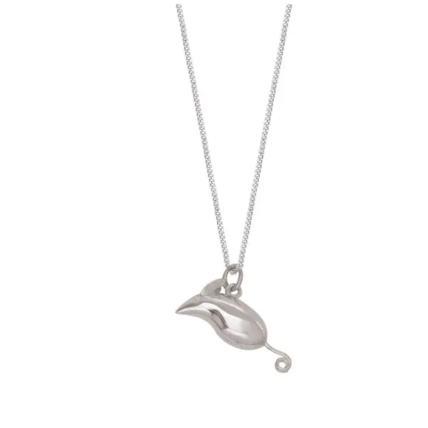 LIME TREE DESIGN Mouse Pendant Necklace - Silver