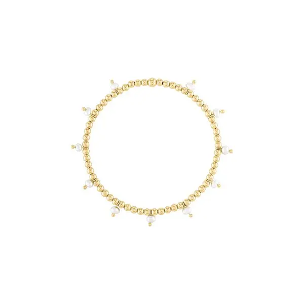 OLIVIA LE Perla Charm Bracelet - Gold