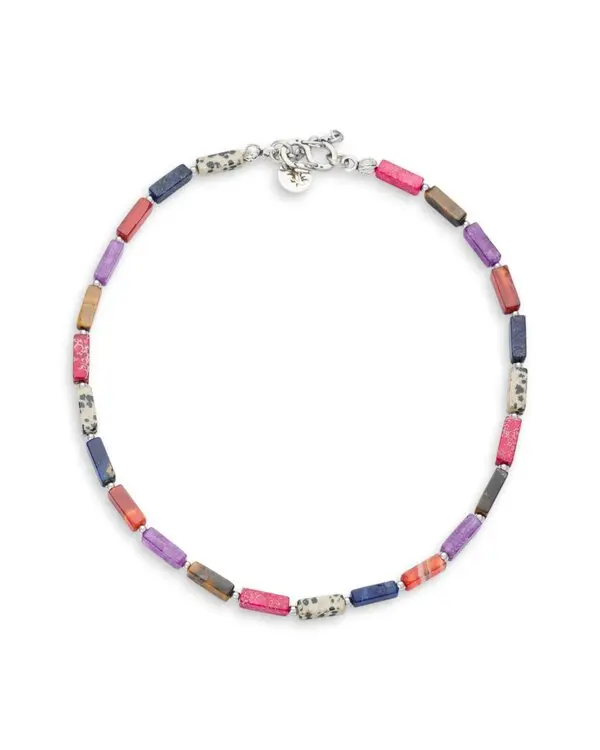 KYBELE STUDIO Color Harmony Gemstone Necklace - Silver