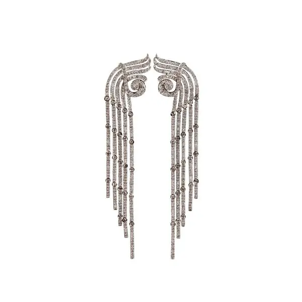 STEPHANIE BROWNE AUSTRALIA Zelda Dangle Earrings - Silver