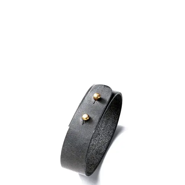 ROARCRAFT Adjustable Leather Bracelet - Grey