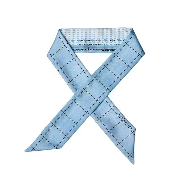 ANAMAISON Coco-look Twilly Scarf - Blue